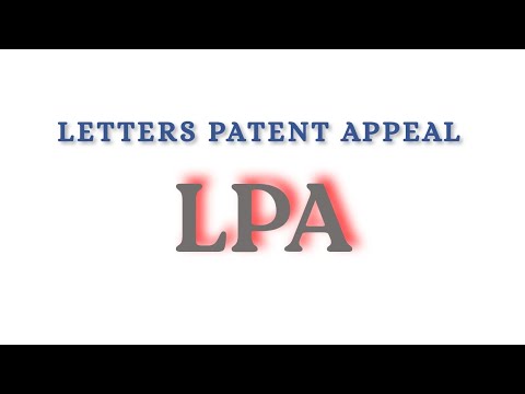 Letters patent appeal, LPA in high courts #lpa #letterspatentappeal