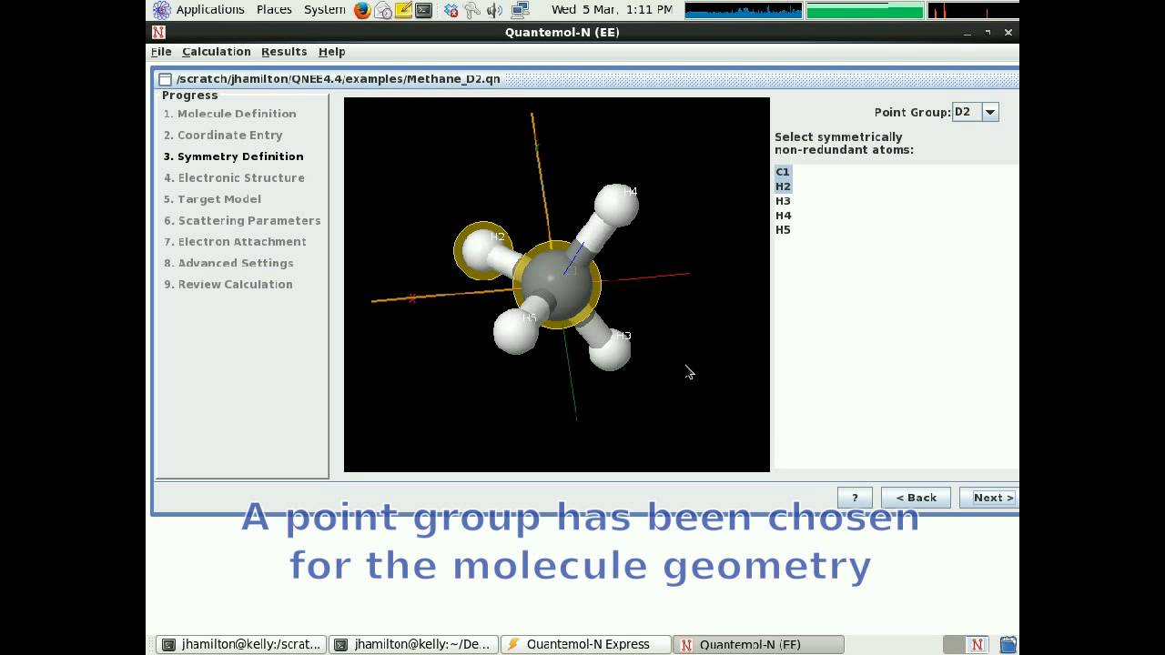 Quantemol-N Express ~ Basic Tutorial