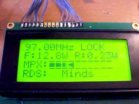 AtMega16 & TDA7330 TSA5511 FM exciter controller. Designed by: Vincent Bruinink