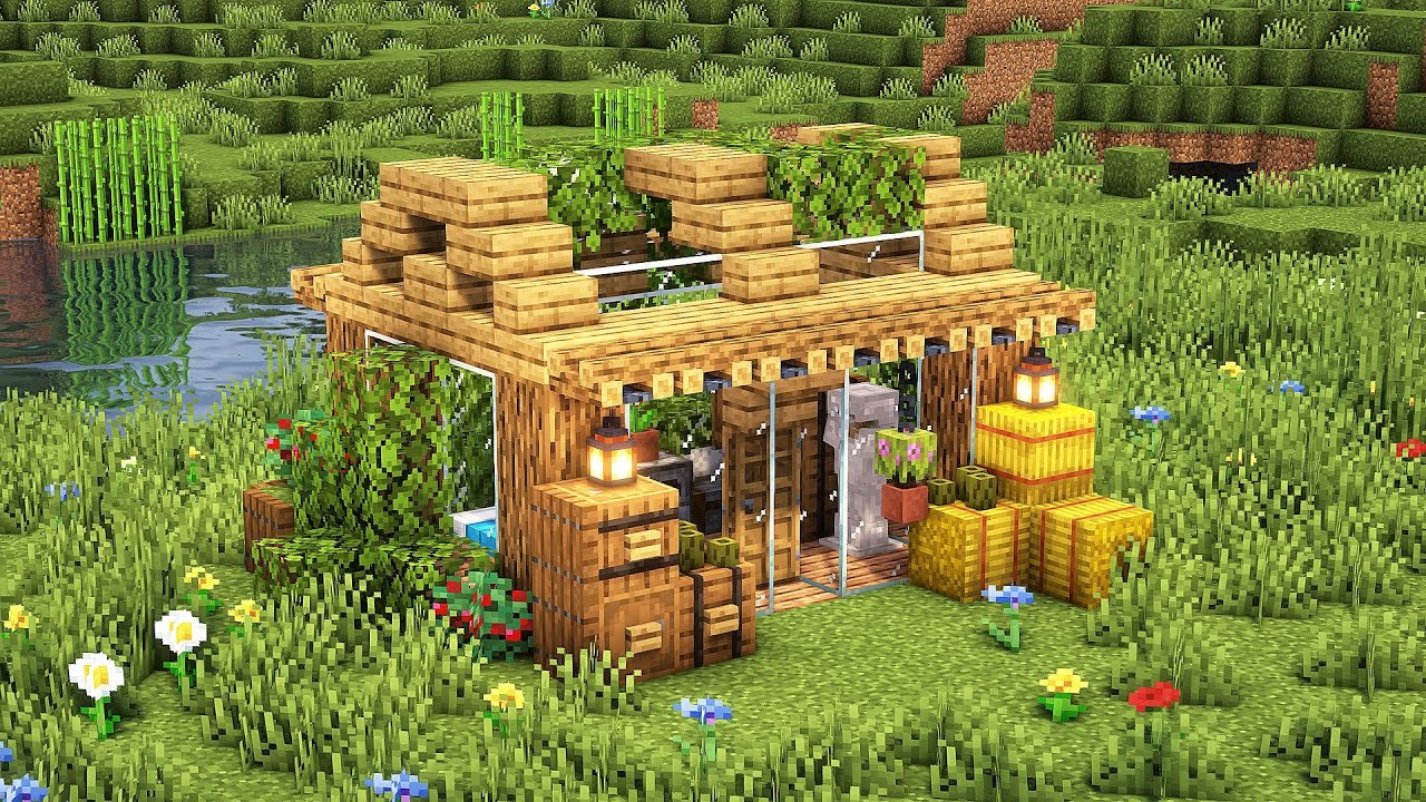 Minecraft How to Build a Cozy Survival House 4 - Minecraft Builders