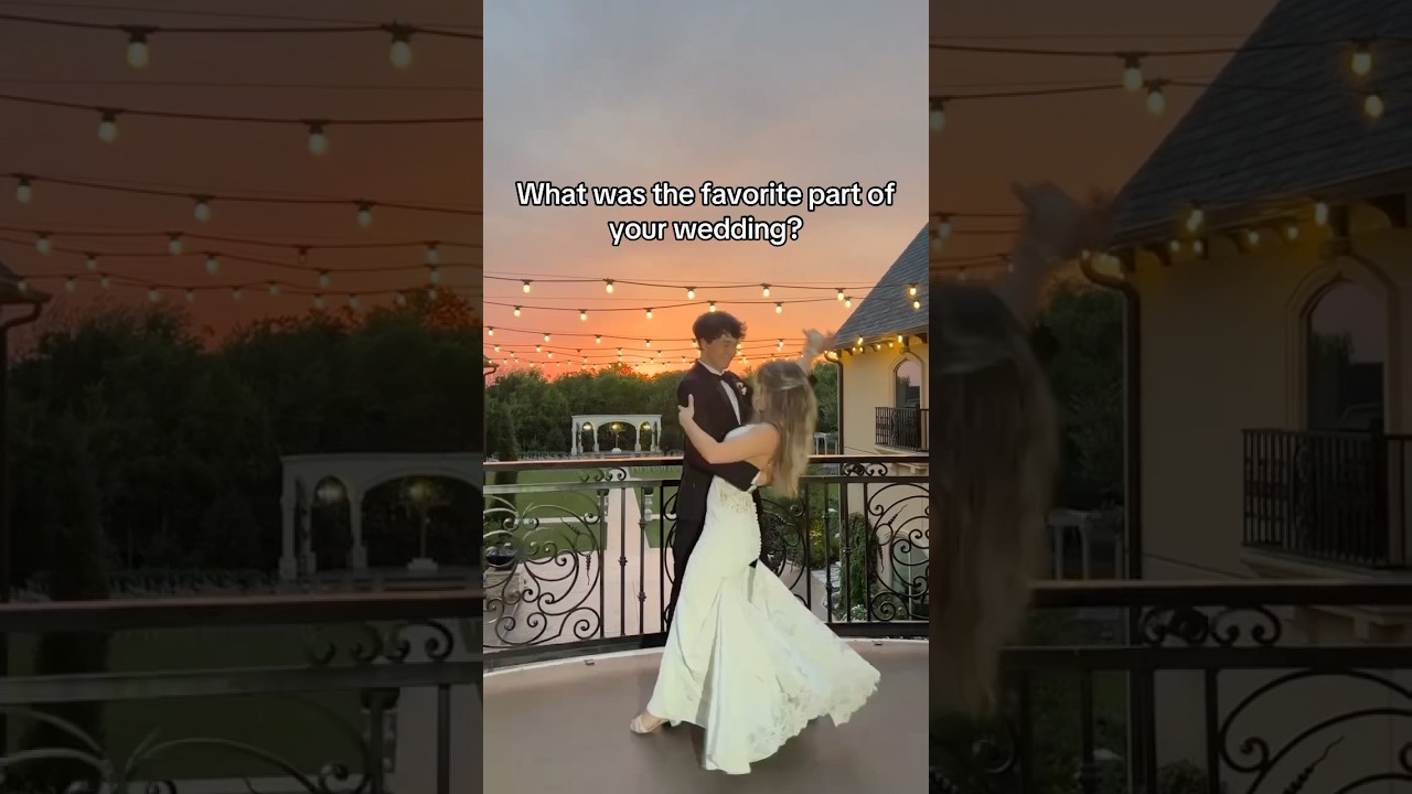 This part of the wedding was amazing!!