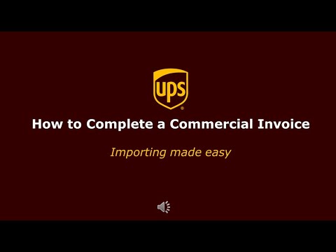 How to Complete a US Commercial Invoice