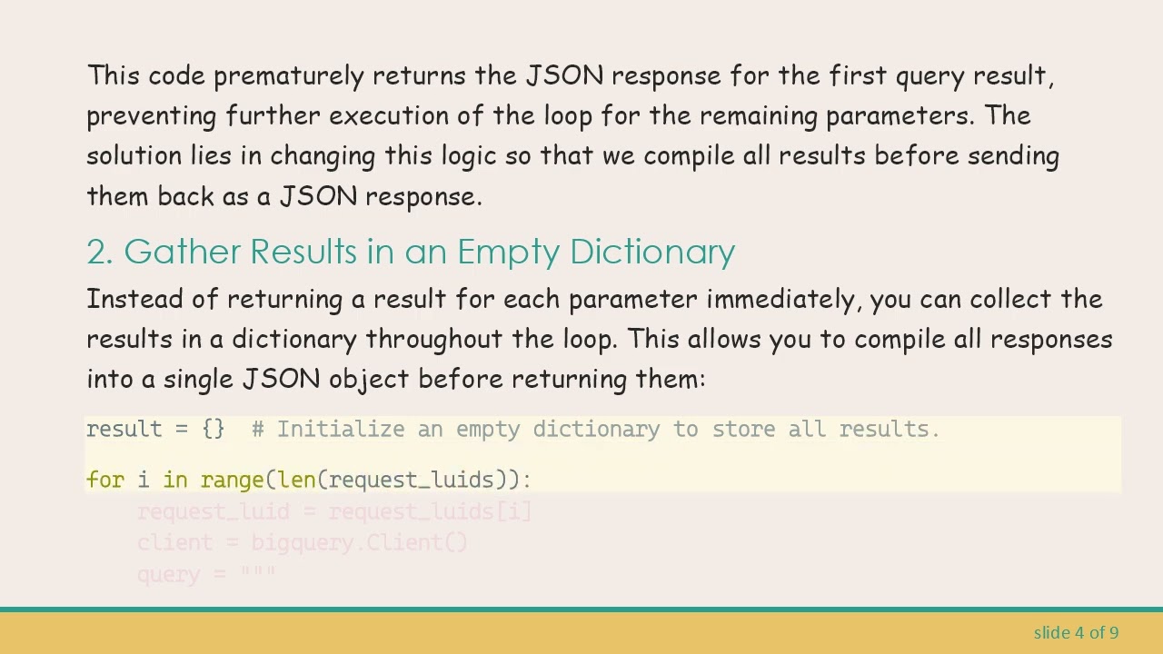How to Return Multiple SQL Results in JSON Format with Python 3 and Flask