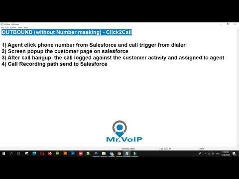 Salesforce CTI 3CX Integration without number masking