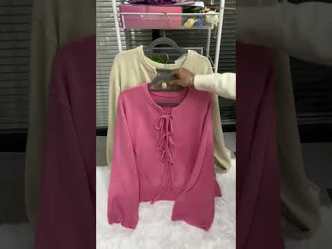 Cute Cardigans with Tie Details for Women#cardiganfashion #womenswear #tiefrontsweater