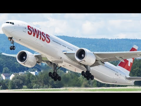 Zurich Airport- A Summertime Paradise- Heavy Departures Runway 16- Observation Deck B