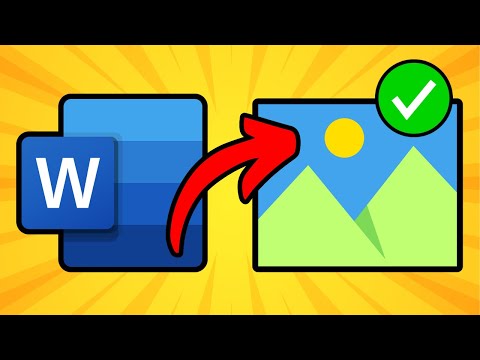 How to Convert a Word Document into an Image (PNG, JPEG, etc.)