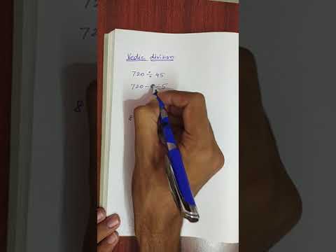 How to divide a number by 45 easily | divisiontrick | vedicmath | divideby45