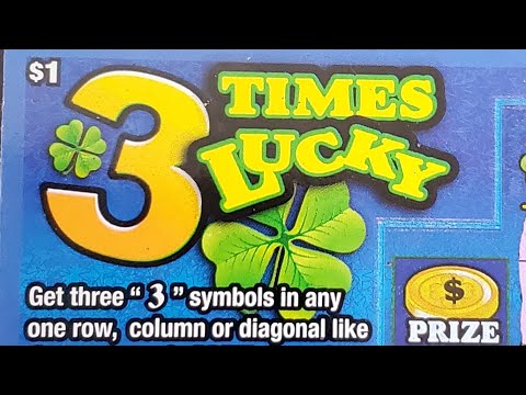 π 3 Times Lucky! β Mississippi Lottery Scratch Off Tickets π