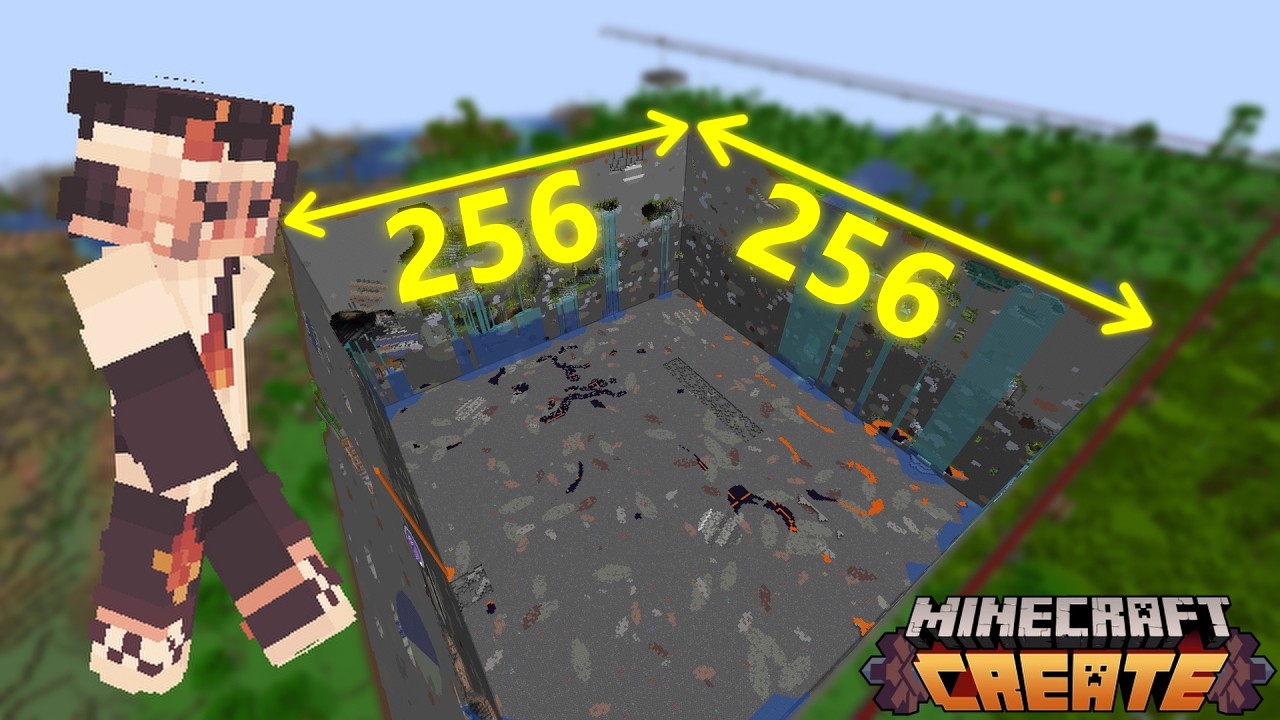 The Best Create Mod QUARRY On YouTube! | Create Mod Tutorial