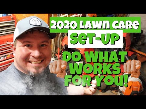 The Best Lawn Care Set Up for 2020 | Commercial Mowing vs Residential Mower