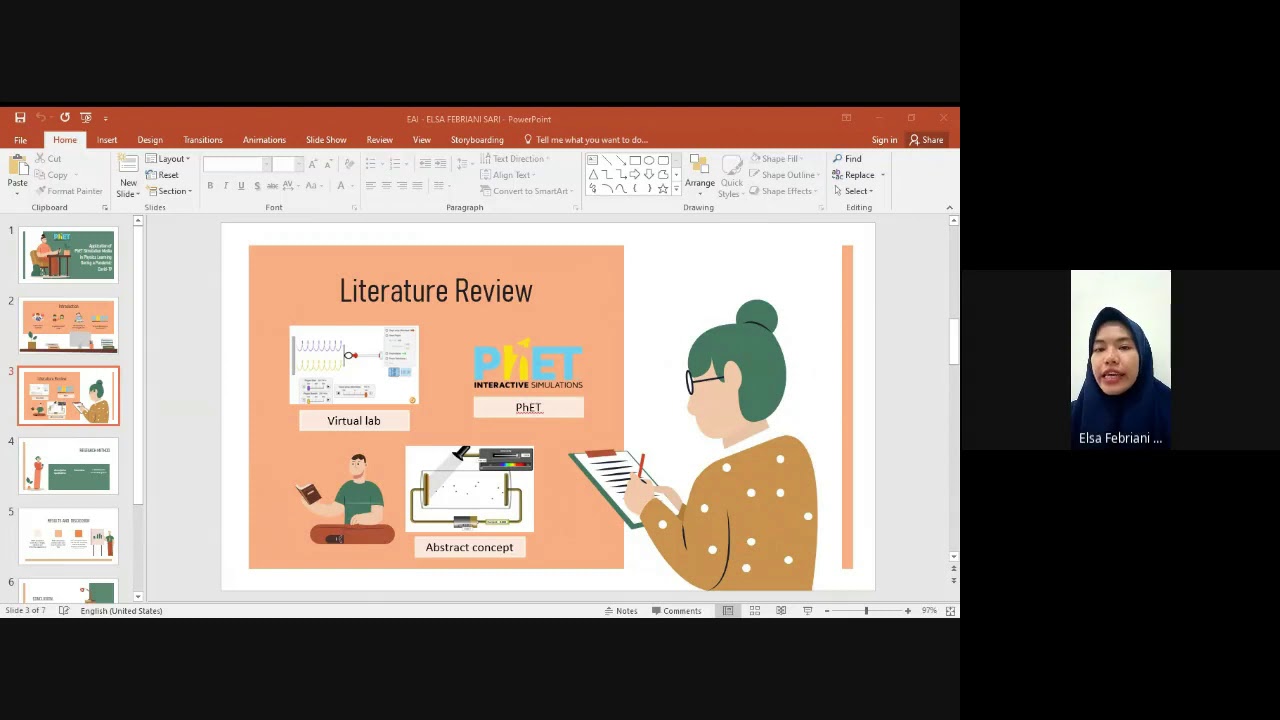 The 3rd ICIIS 2020 - 025. Elsa Febriani - Application of PhET Simulation Media in Physics Learning
