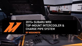 Mishimoto Performance Top Mount Intercooler and Charge Pipe Kit (Silver Intercooler Only) - 2015 ...