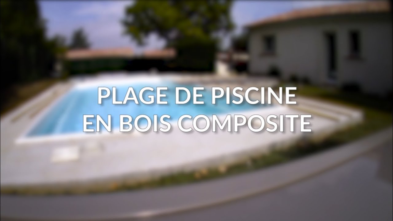 Plage de Piscine en Bois Composite | Time-lapse vidéo