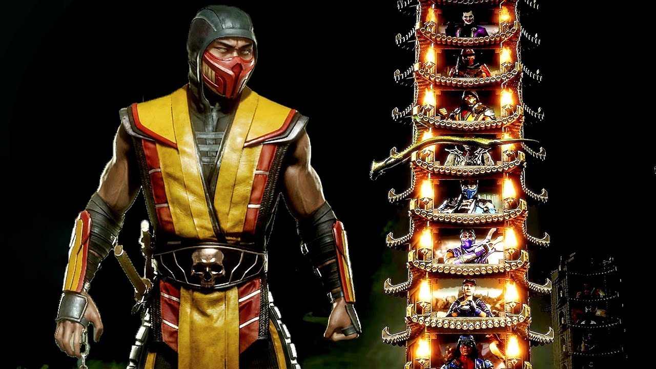 Champion Klassic Tower HellFire Scorpion | Mortal Kombat 11 - No Commentary
