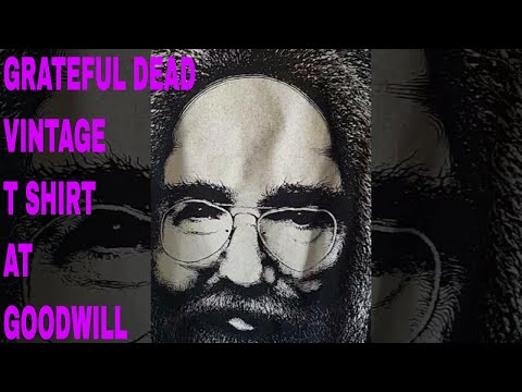 THRIFT LIKE A PRO GRATEFUL DEAD JERRY GARCIA VINTAGE T SHIRT AT GOODWILL