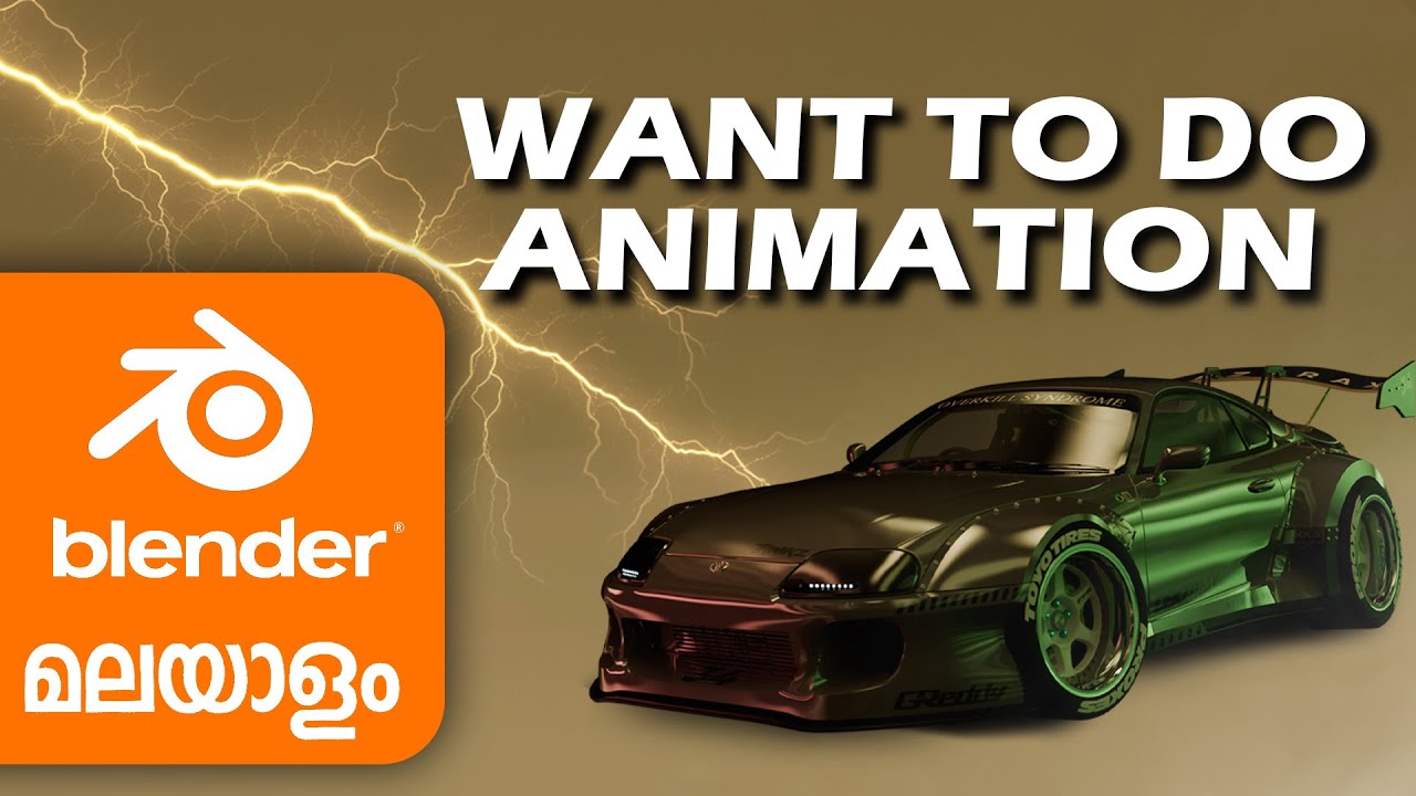 Beginner Level Blender Car Animation Tutorial Malayalam