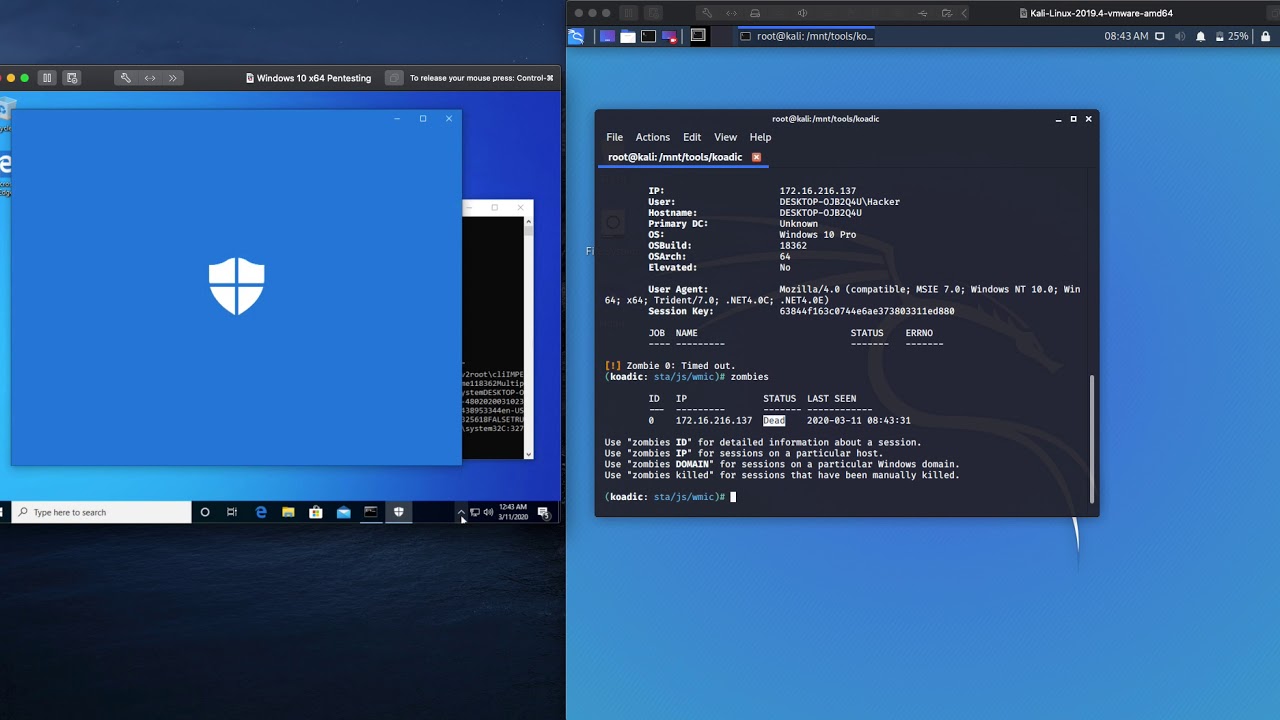 C2 Command & Control with Koadic