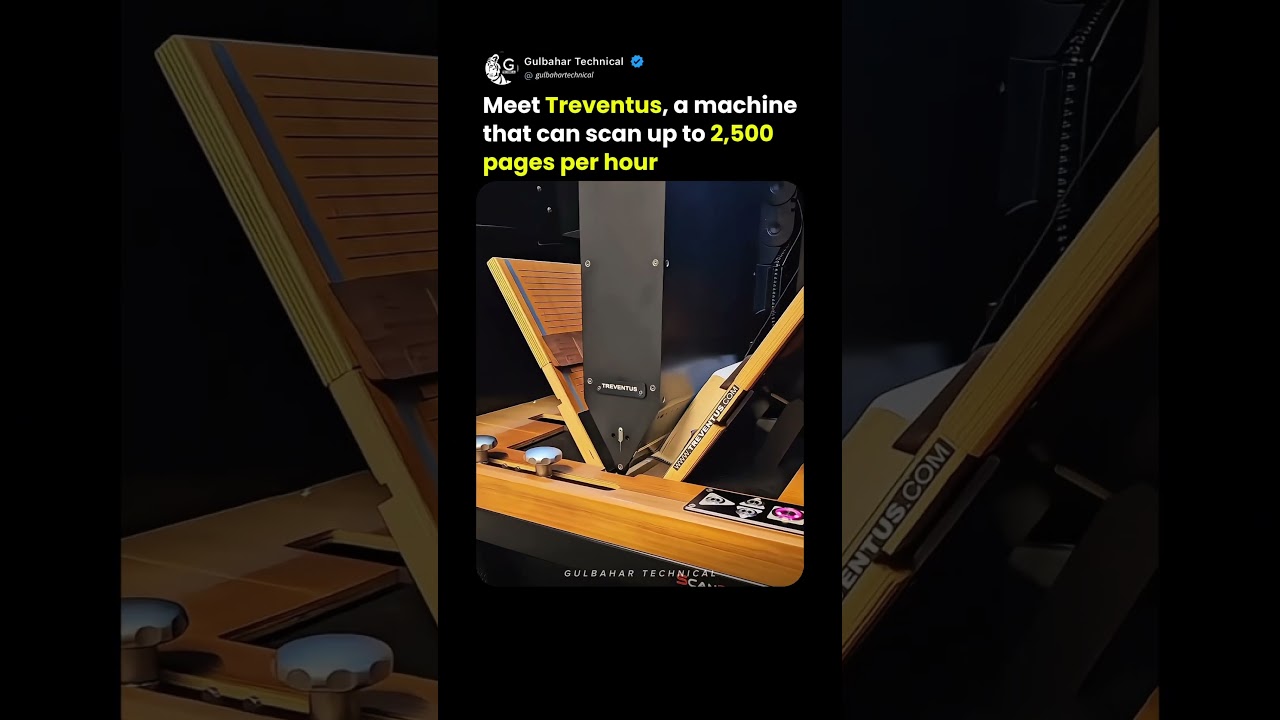 Fastest Book Scanner EVER! Meet Treventus who Scans 2,500 Pages Per Hour? You Won’t Believe This!