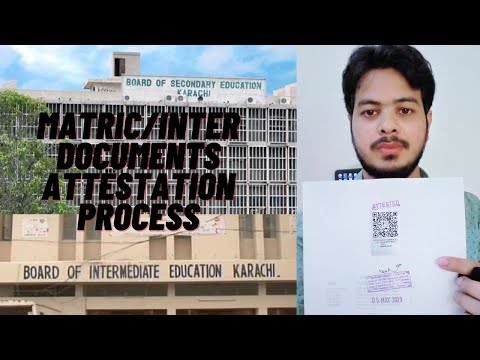 Matric/Inter Educational Documents Attestation Process | Matric board-Inter board-IBCC
