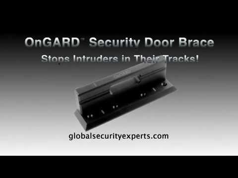 The Real Night Time Security Door Brace | Stops the Bad Guy in Their Tracks.