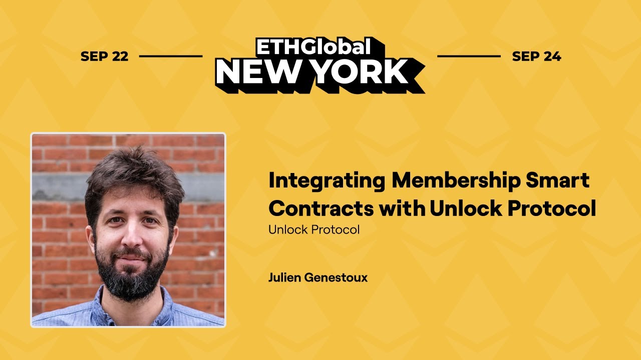 Unlock Protocol 🛠 Integrating Membership Smart Contracts