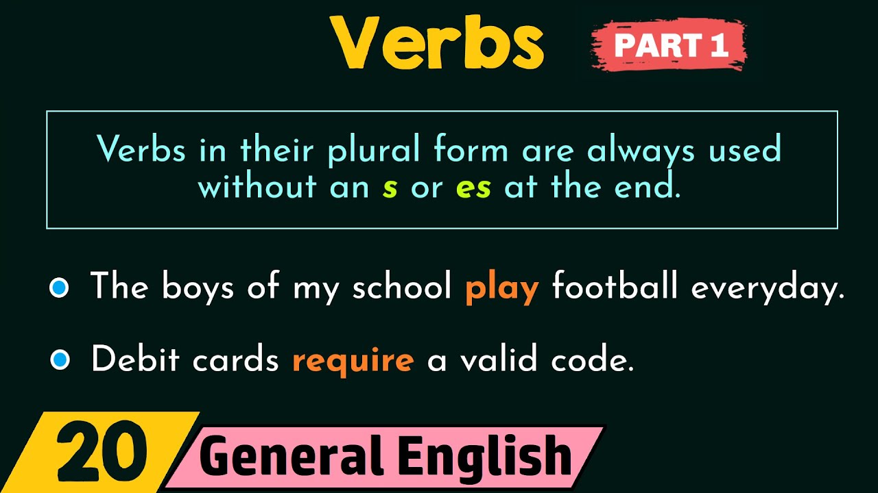 Verbs (Part 1)