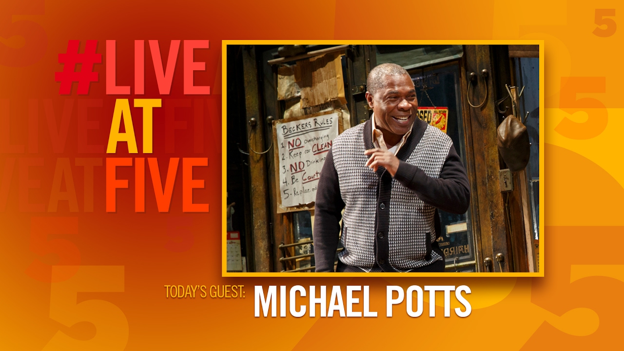 Broadway.com #LiveatFive with Michael Potts of JITNEY