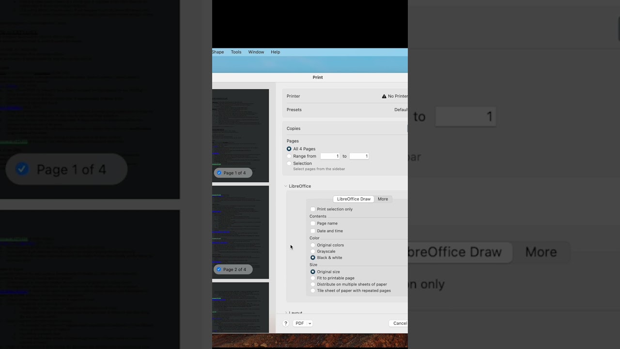 How to Change PDF Background Color from Black to White for Printing Free? #tutorial #pdf #freetools