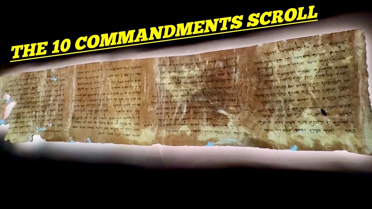 The 10 Commandments Scroll