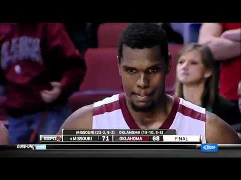Oklahoma's Steven Pledger celebrates buzzer-beater against Missouri ...