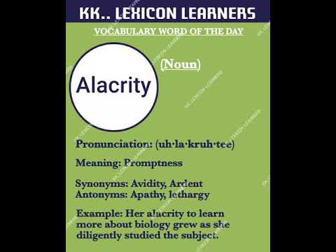 VOCABULARY WORD OF THE DAY