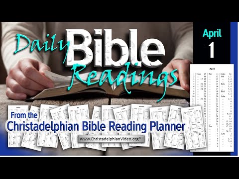 Daily Bible Readings from the Christadelphian Reading Plan 1st April Num 15, Prov 11, Luke 24