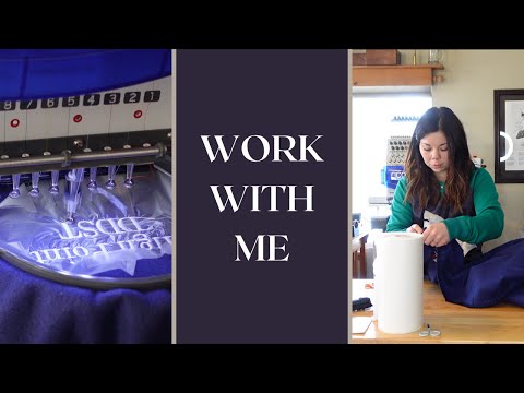 Work With Me On A Custom Blanket Order | Ricoma TC1501 & EM1010 Machine Embroidery