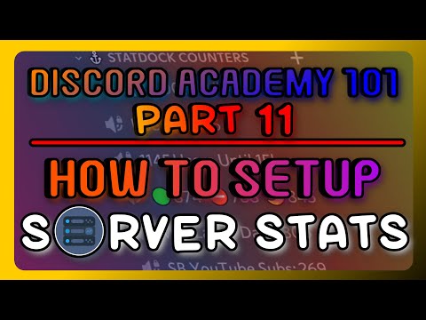 How To Setup The Serverstats Bot On Your Discord Server 2024! | Discord Academy 101 Series PART 11