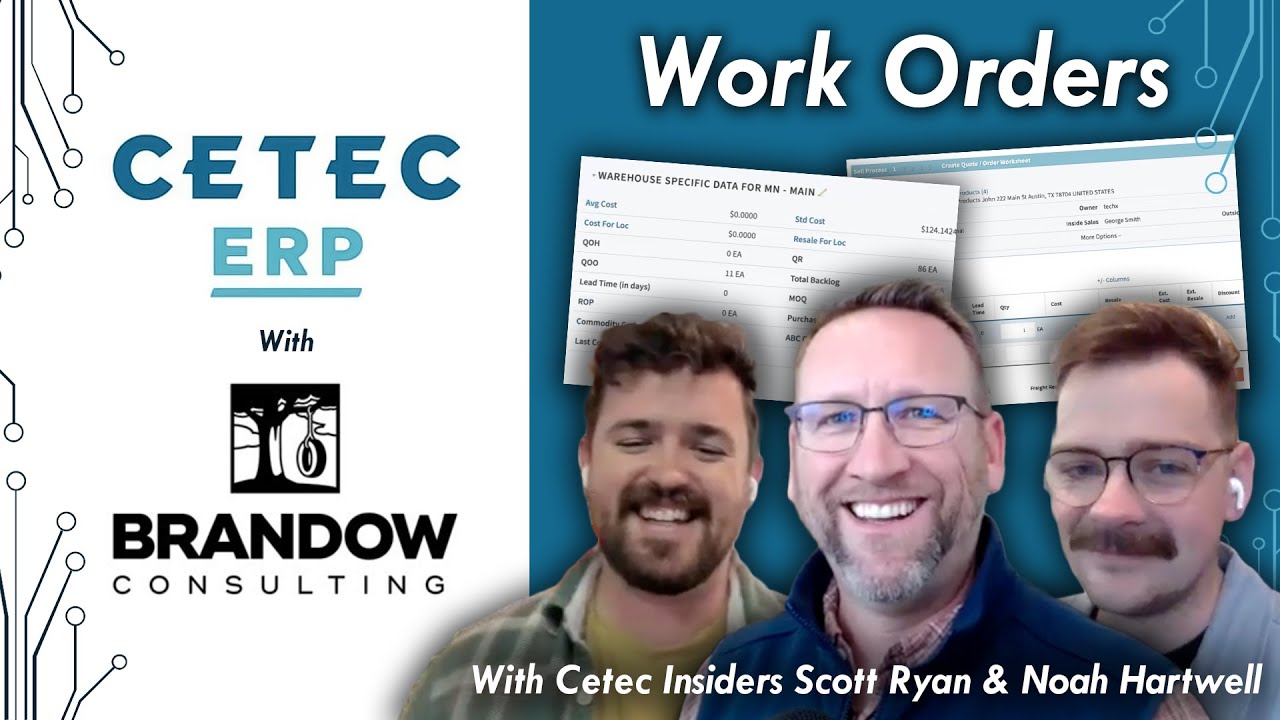 Cetec ERP: Work Orders (2025)