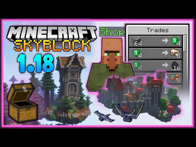 Skyblock + Shop 1.18.1 [Updated!] Minecraft Map