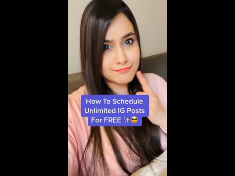How to Schedule Unlimited Instagram Posts for Free 2022 #shorts