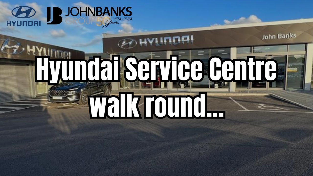 Walk around of the Hyundai Service Centre