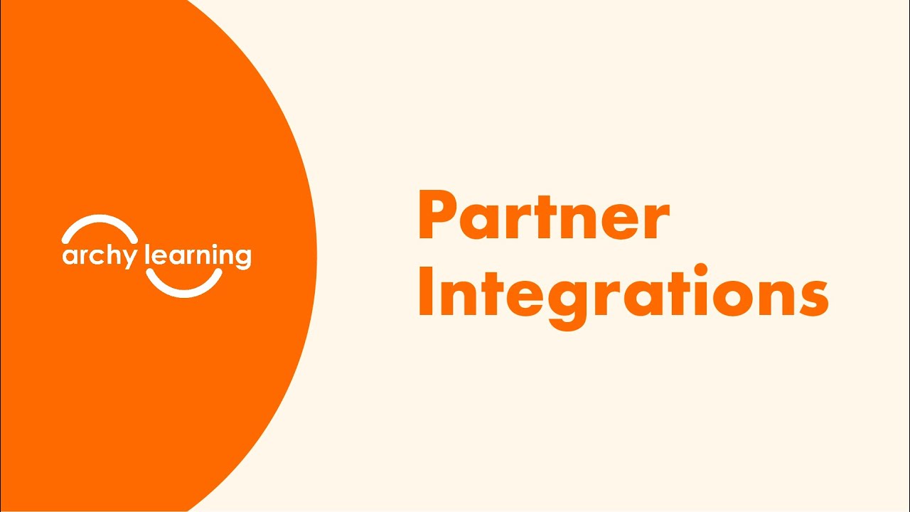 Archy Learning - Partner Integrations