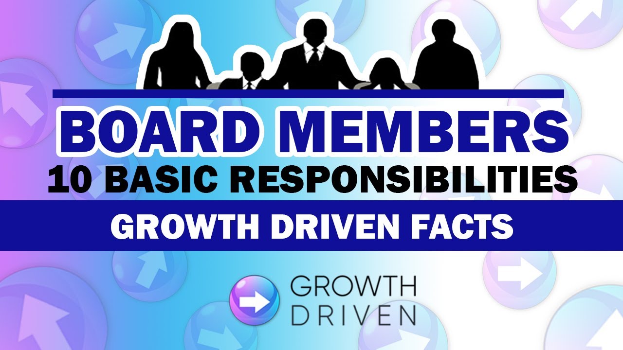 10 Basic Responsibilities of Board Members
