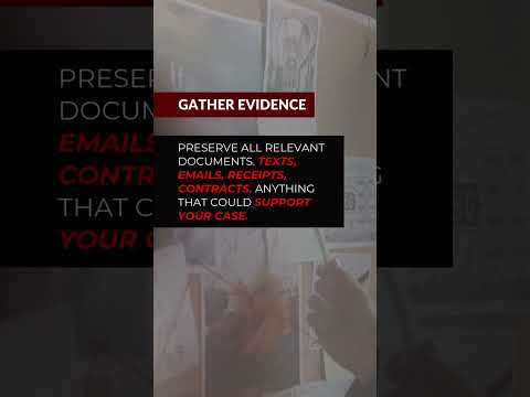 STEPS TO TAKE IMMEDIATELY IF YOU'RE ACCUSED
