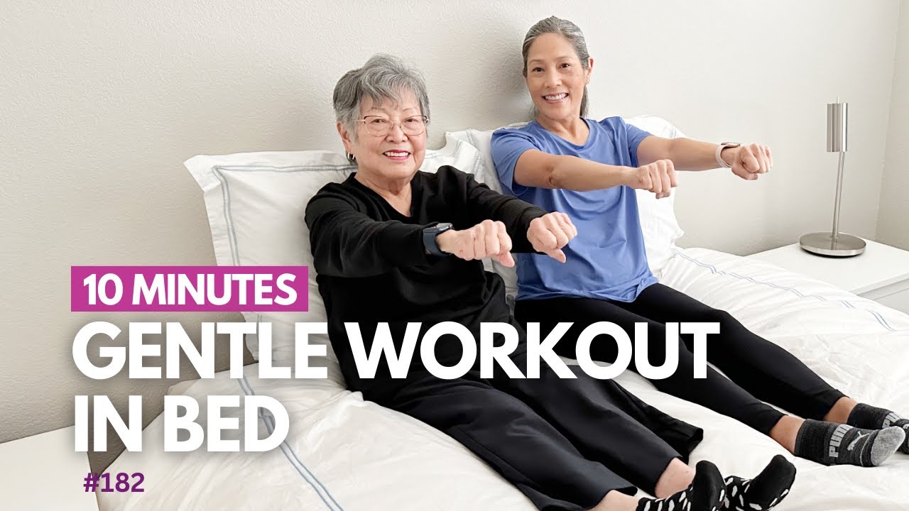 10 Minute Full Body Workout in Bed for Seniors, Beginners
