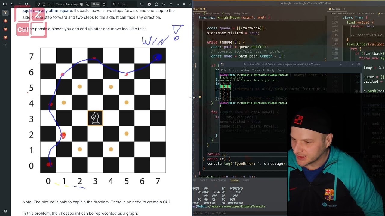 Knights Travails (The Odin Project)