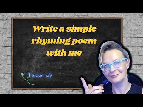 Write a simple rhyming poem with me