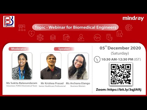 Webinar for Biomedical Engineers by Force Biomedical