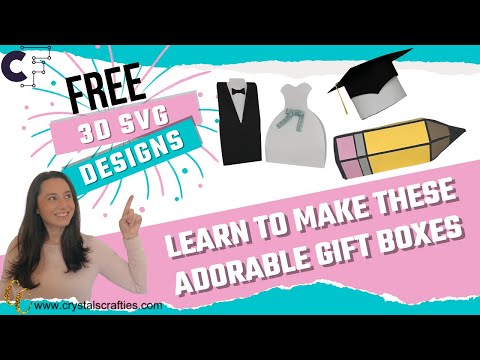 Cricut wedding gift box (plus free SVG file)