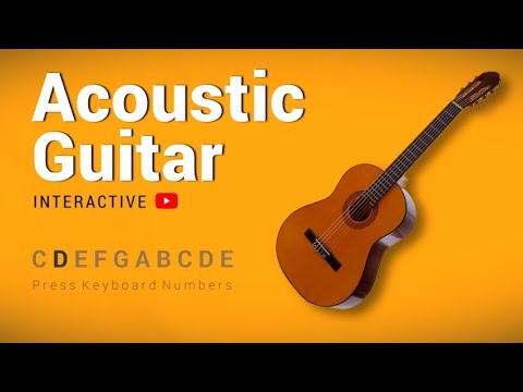 YouTube Acoustic Guitar - Play on YouTube with keyboard numbers