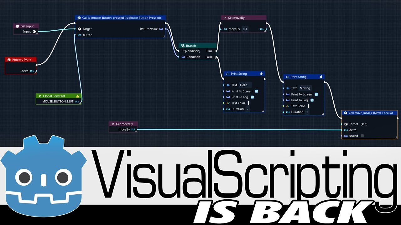 Godot Visual Scripting is Back!