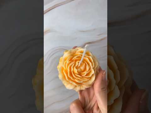 Peony candle making #shortsvideo #youtubeshort #candlemaking